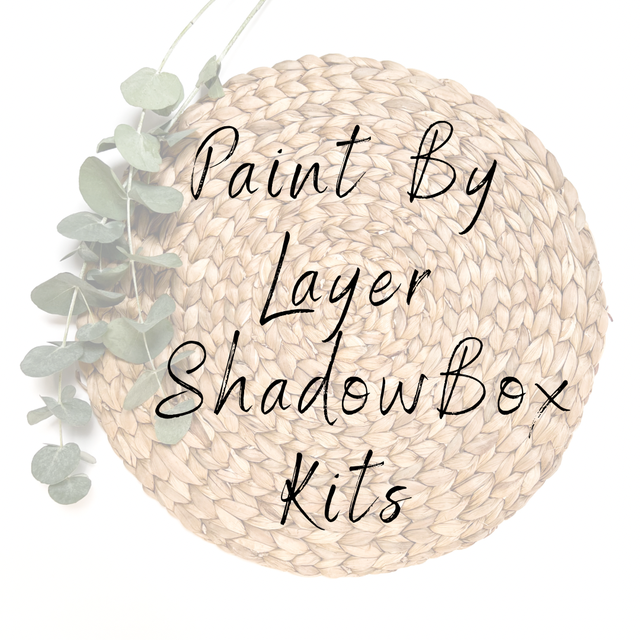 Paint By Layer Shadow Box Kits | Complete Home Collective